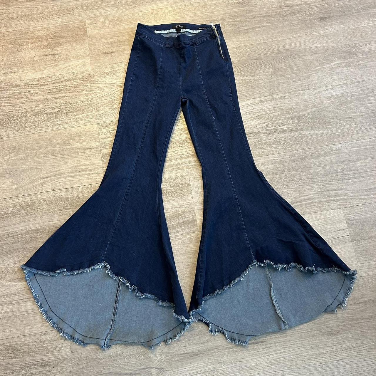 Judy Blue Super Flare Fit Jeans Side zipper Super... - Depop