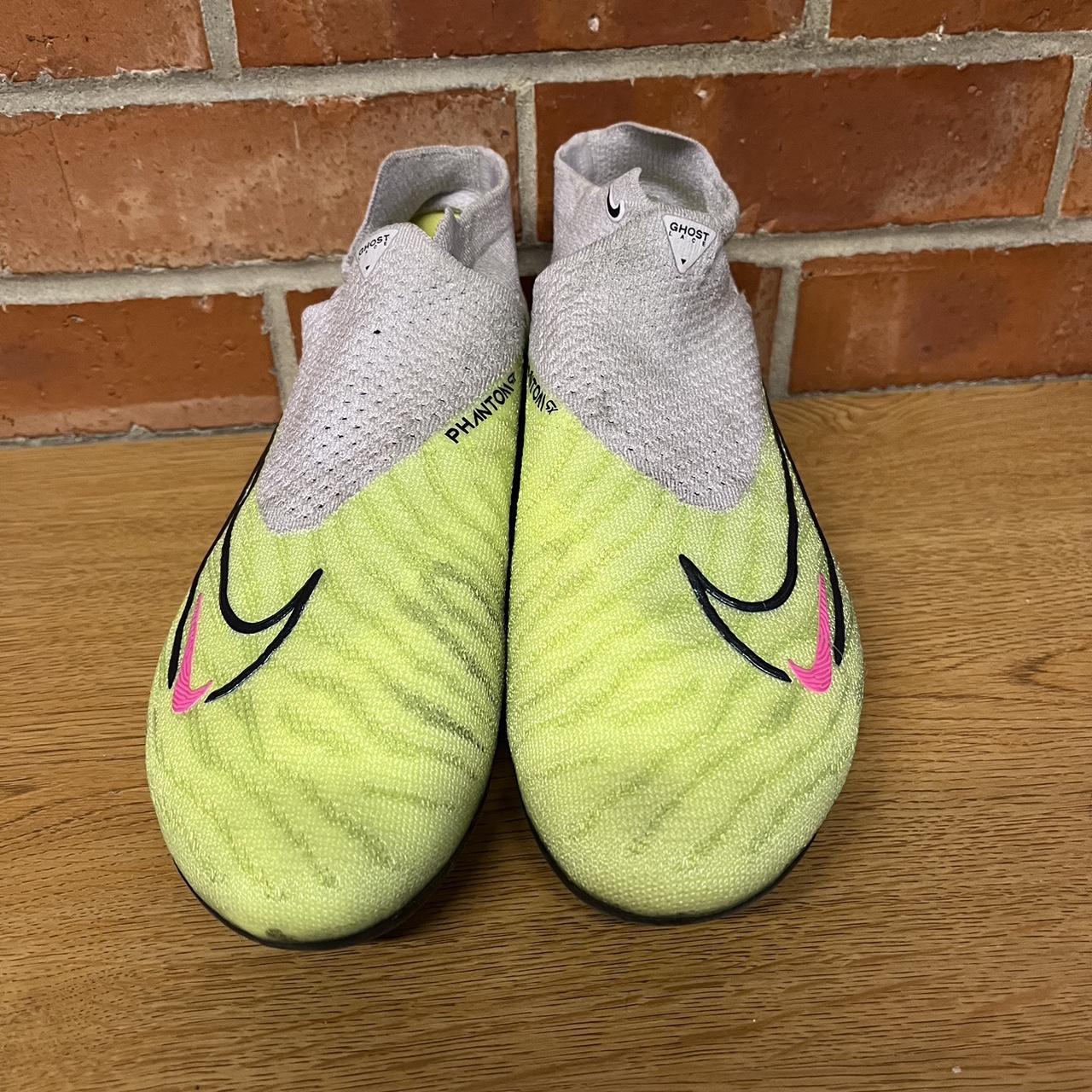 Nike phantom gx elite df FG (yellow) (size 8.5)... - Depop