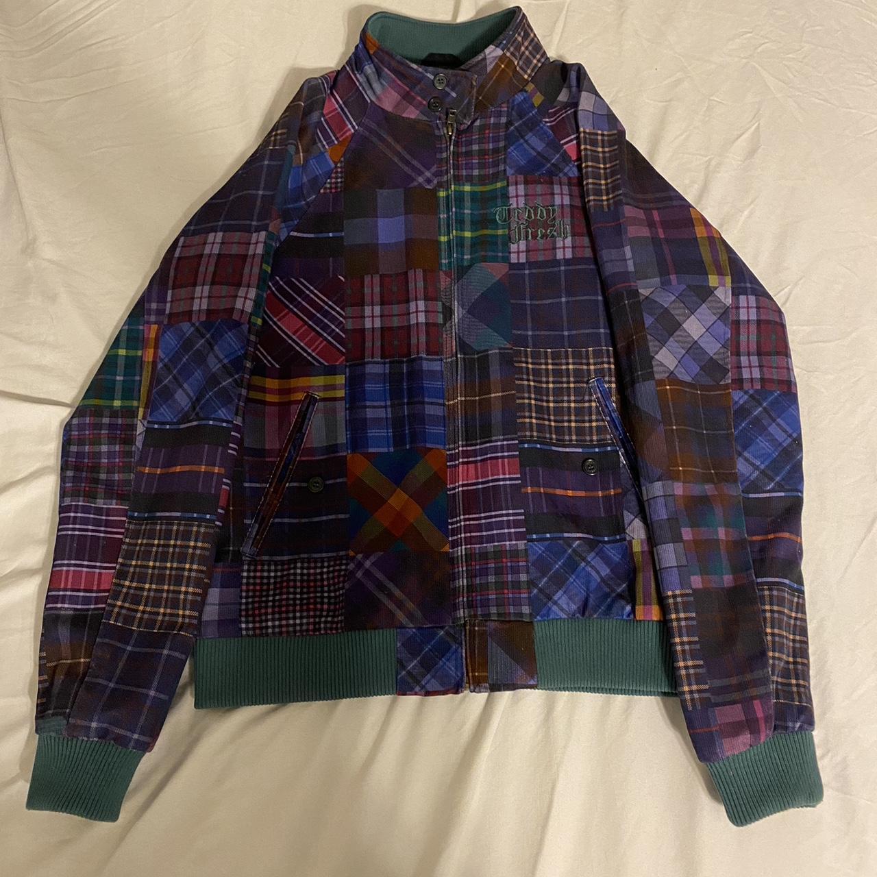 Teddy Fresh patchwork jacket I wore this jacket... - Depop
