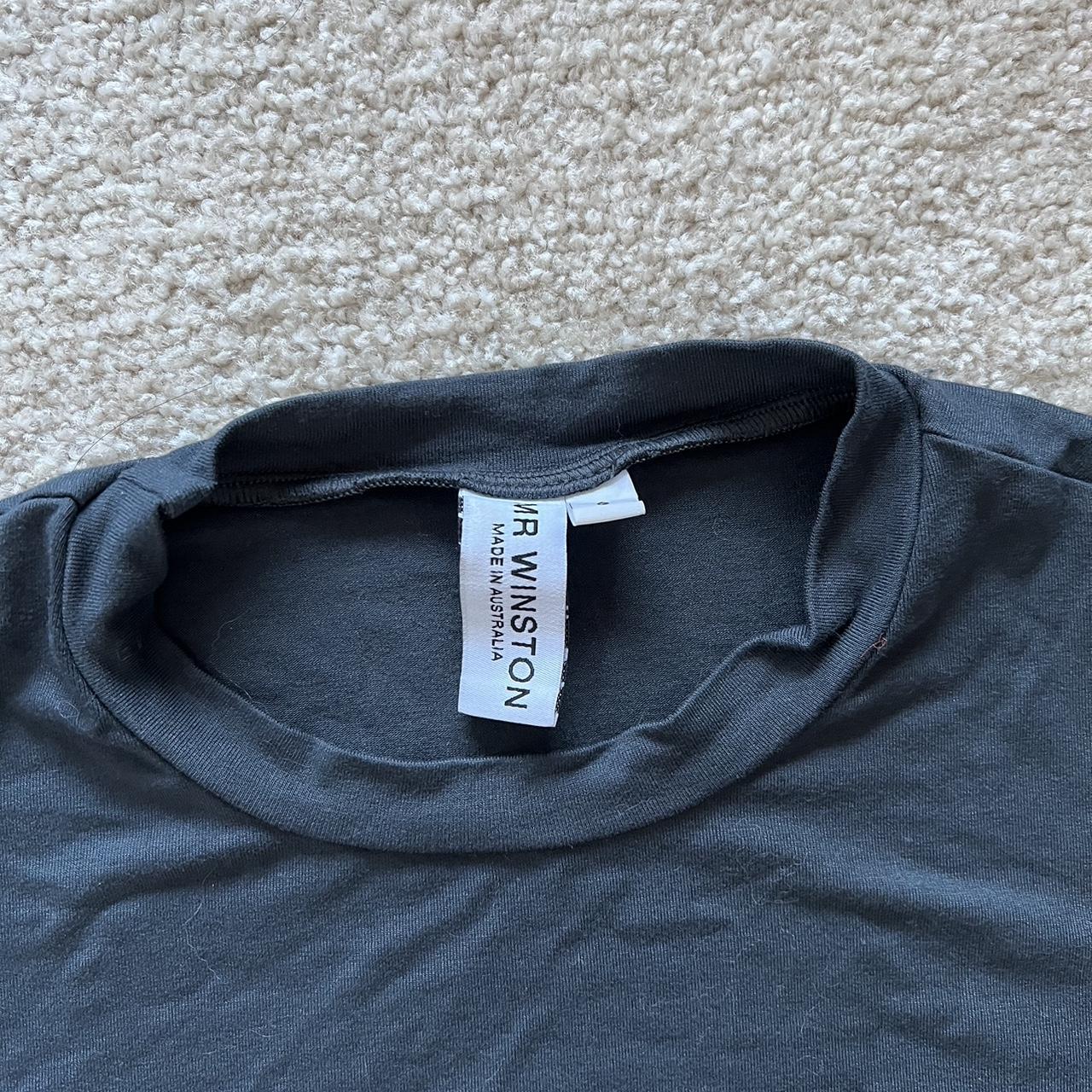 Mr Winston cropped tee Excellent condition Size S - Depop