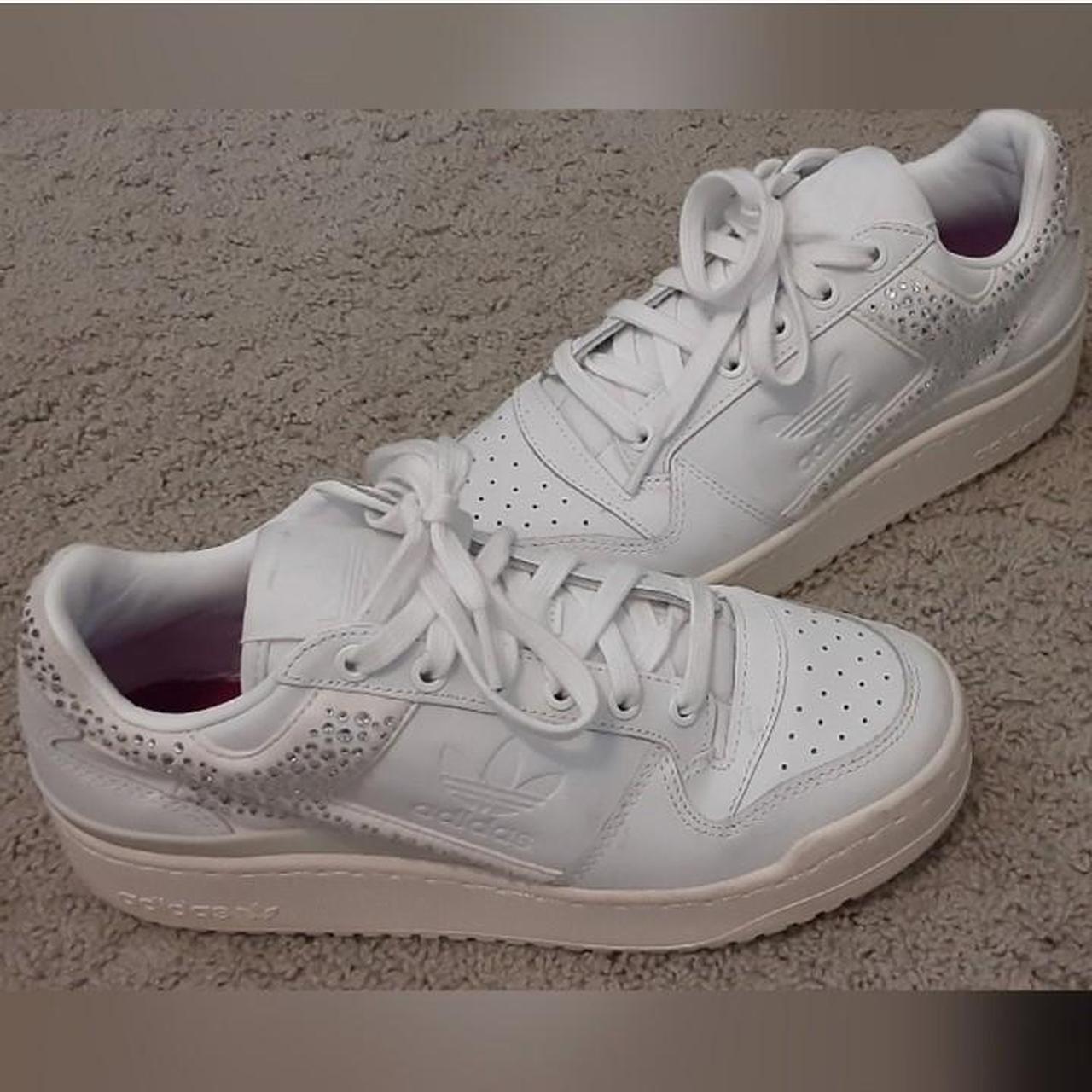 Adidas Rhinestone Forums Worn twice, great condition. - Depop