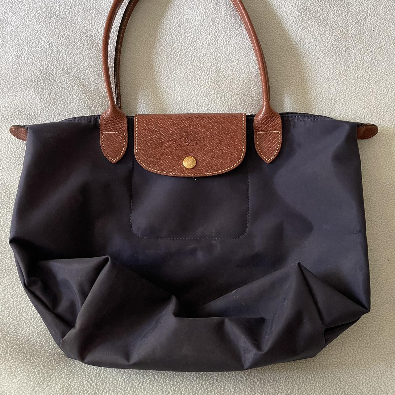 Navy blue le pliage longchamp tote - Depop