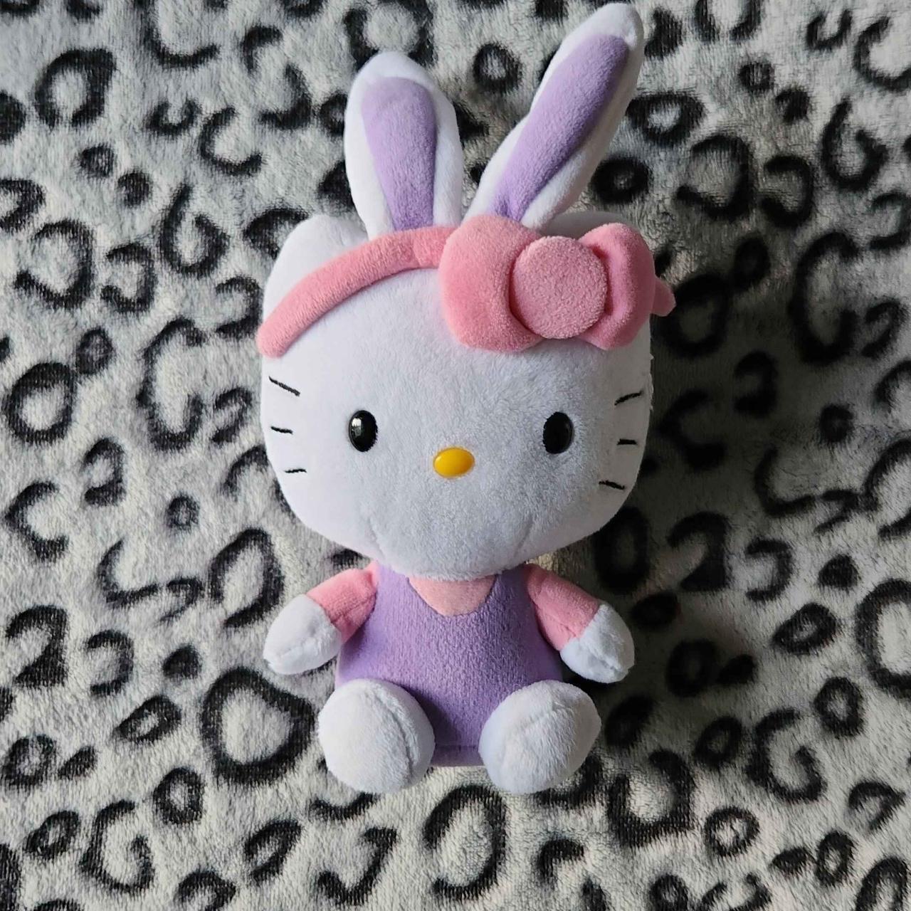 small pastel pink hello kitty plush - Depop