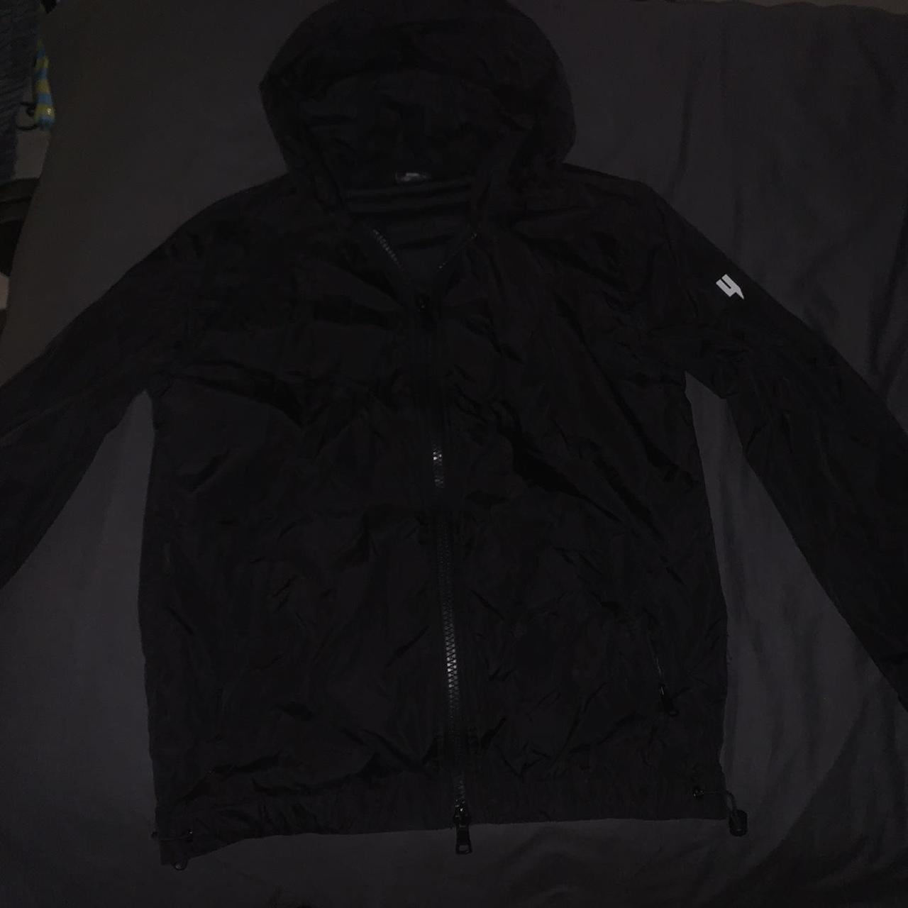 Yelir world Black Windbreaker Size S but fits M aswell - Depop