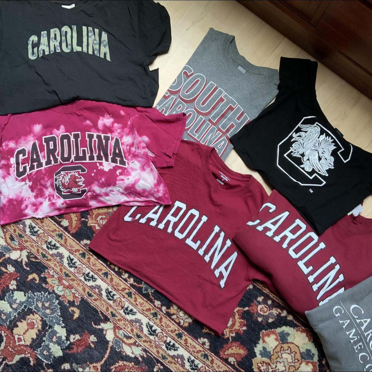 University of South Carolina Bundle Grey T-shirt... - Depop