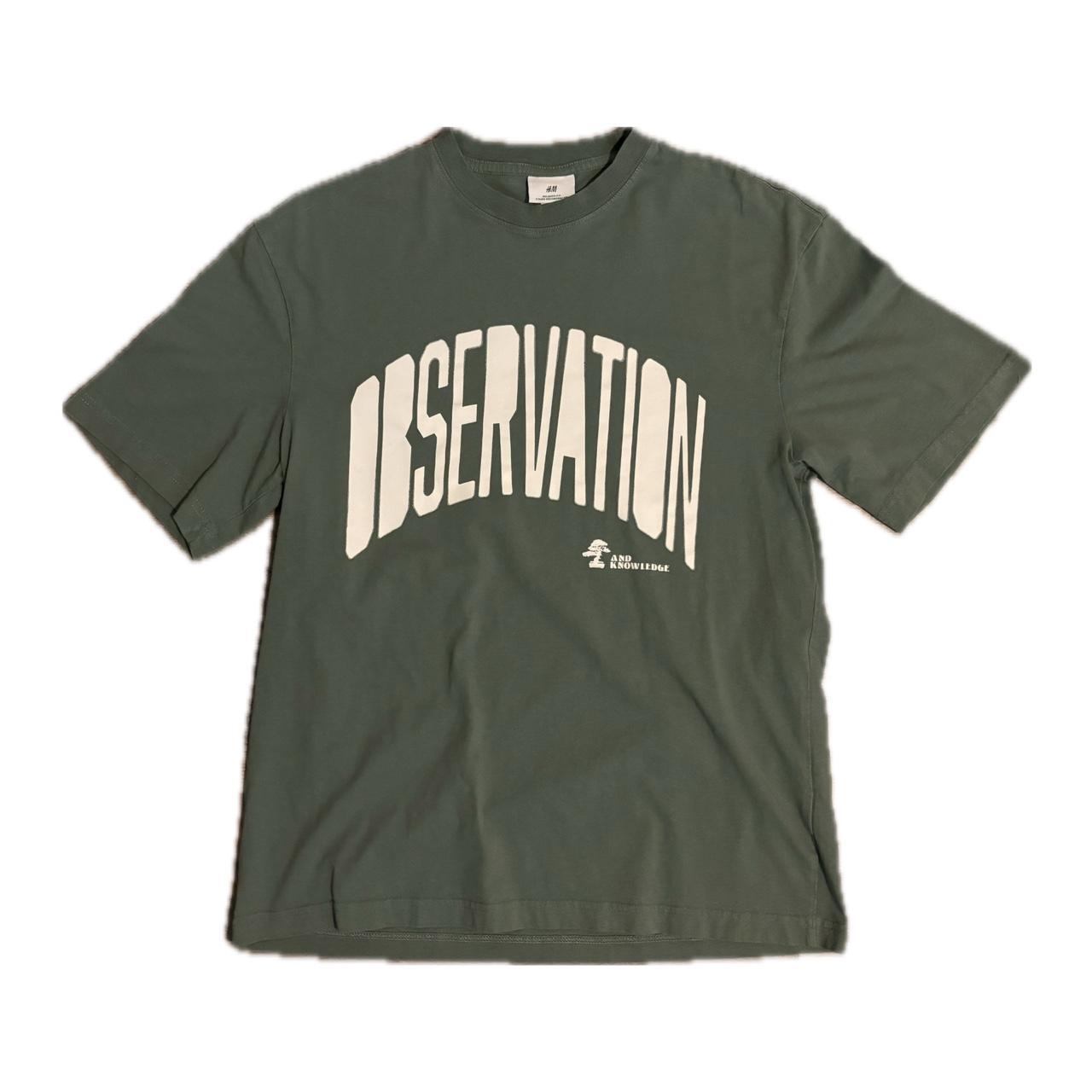 H&M “Observation” t-shirt Relaxed... - Depop