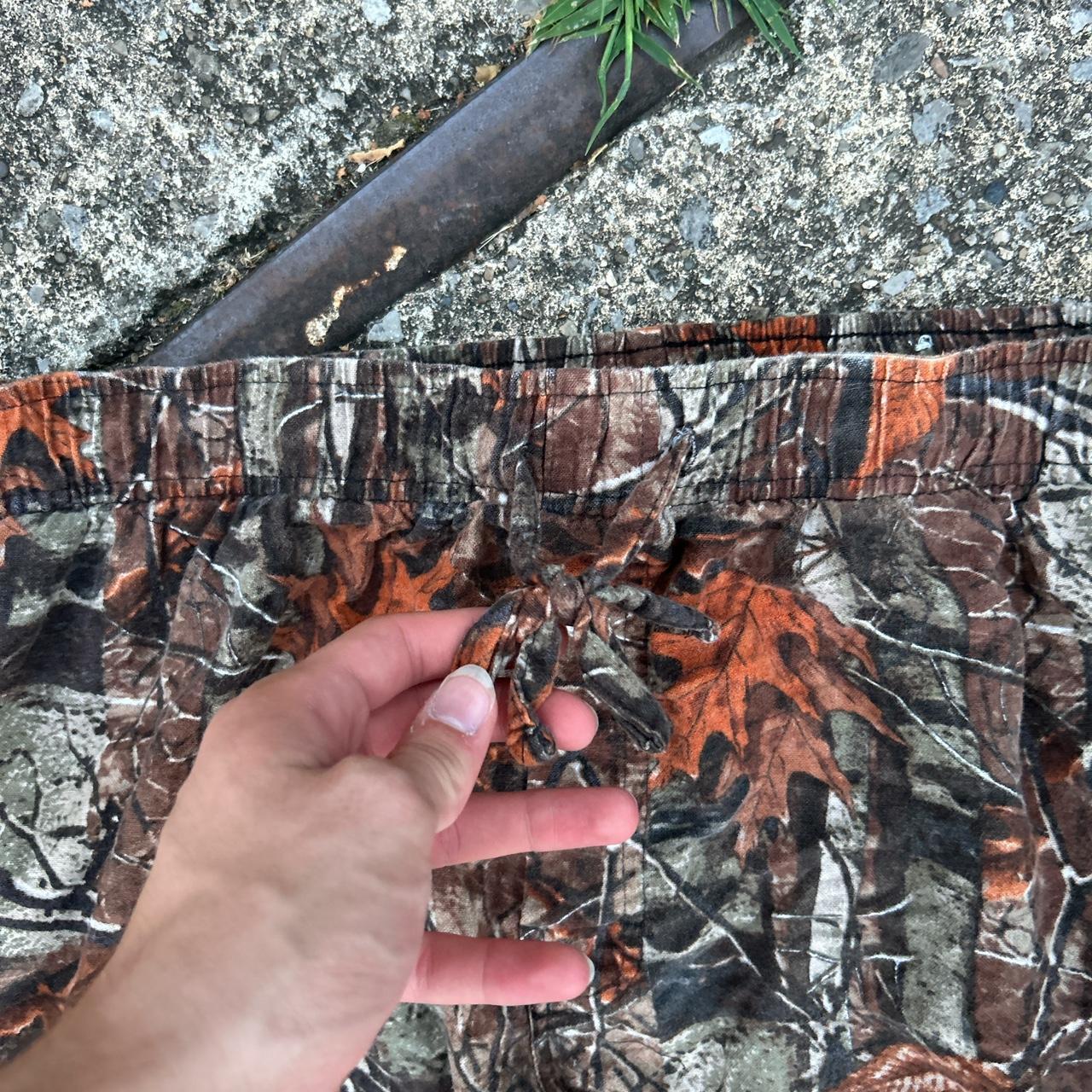Vintage RealTree Camouflage Pajama Pants - (No Tag)... - Depop