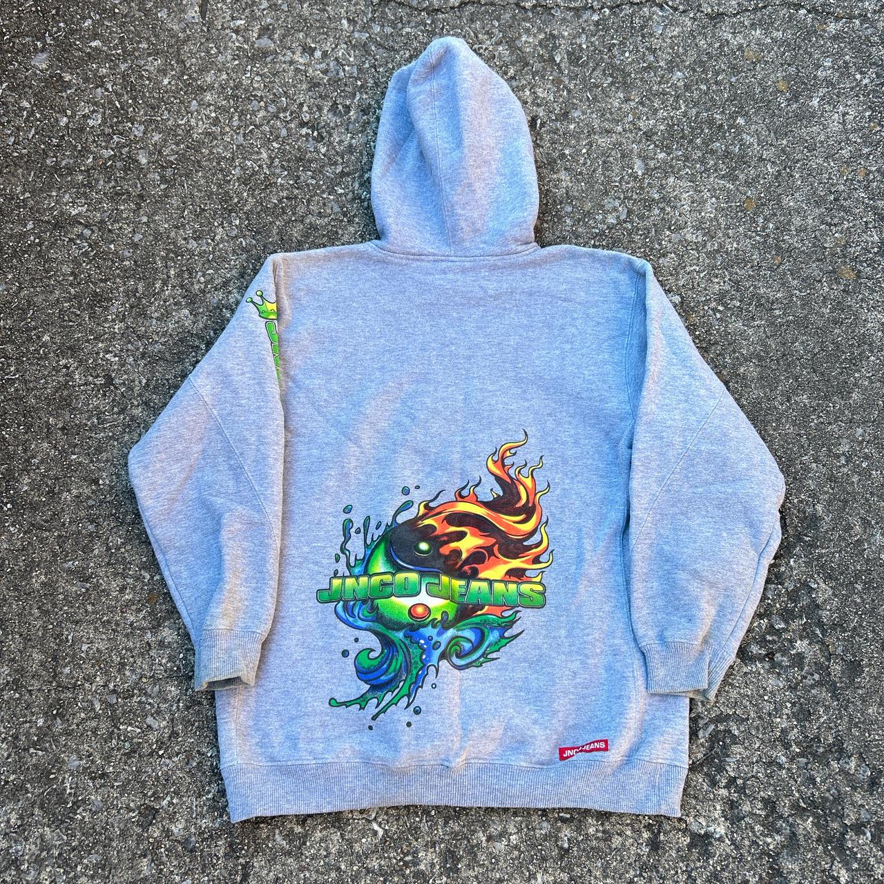 Vintage JNCO Hoodie - Size Medium 📐 21” x 26” -... | Depop