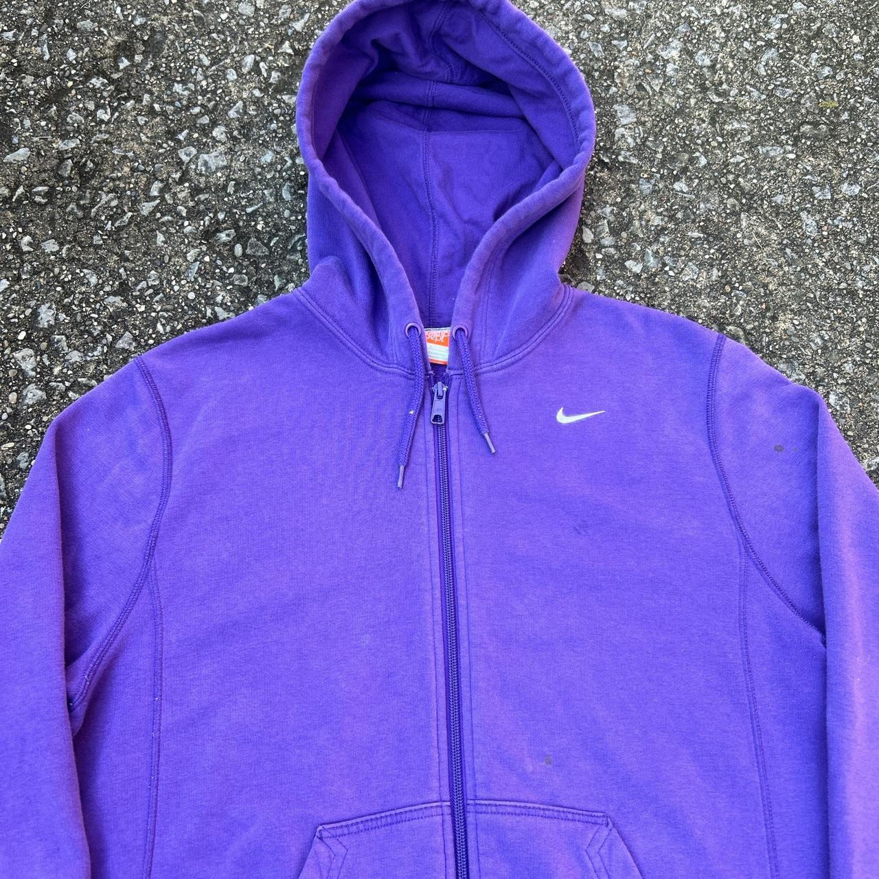 Vintage Purple Nike Jacket - Size Large fits Medium... - Depop
