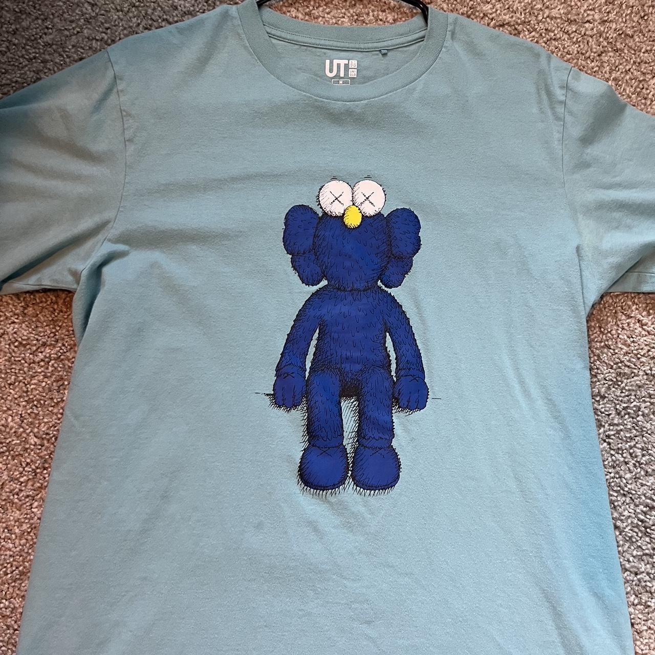 Kaws x Uniqlo T-shirt - Great condition - M - Depop