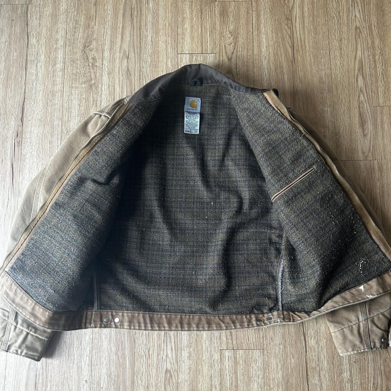 Carhartt Blanket Lined Detroit Jacket J97 BRN Men's... - Depop