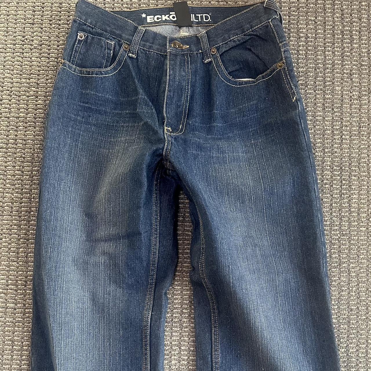 Ecko unltd dark blue jeans. Size 16/16/16 - Depop