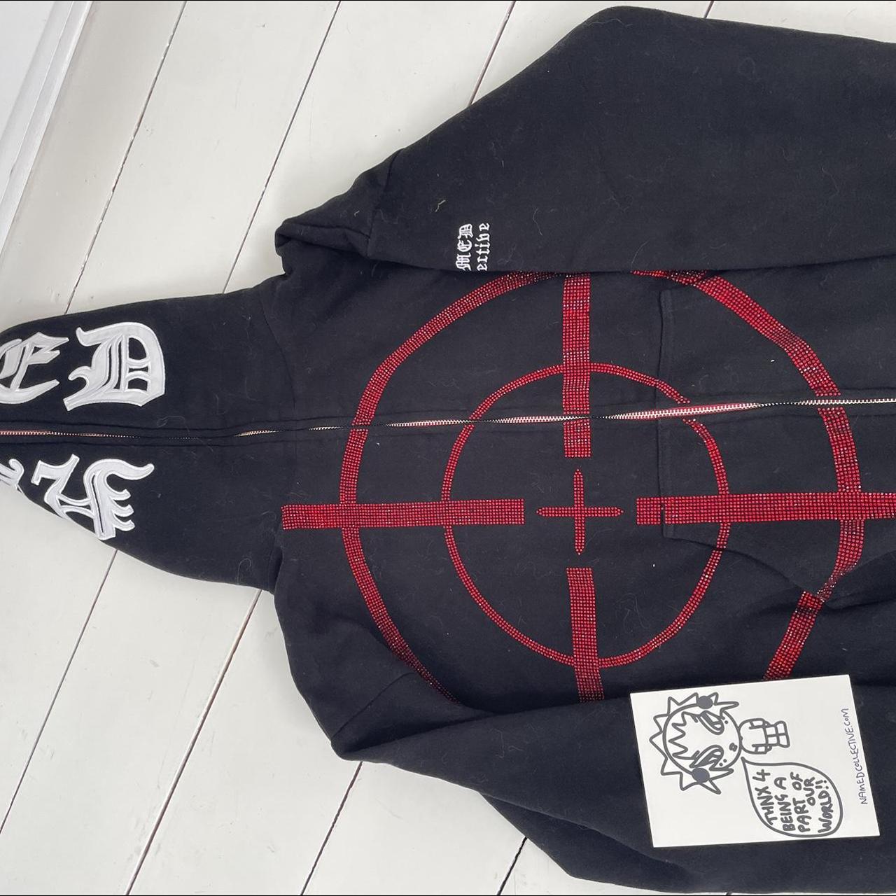 MISSION ZIP HOODIE BLACK XS NAMED COLLECTIVE - Depop
