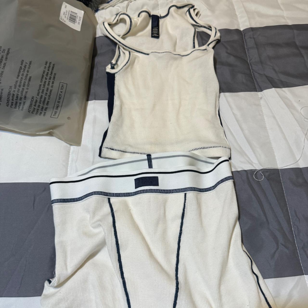 White marble skims set It’s very white !!! Top... - Depop