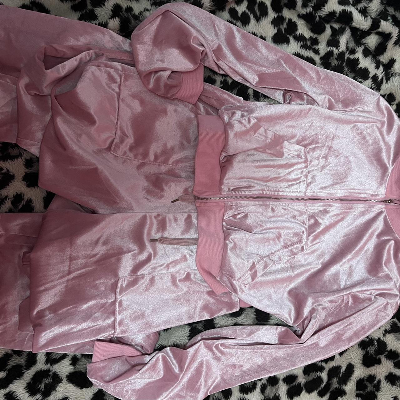 pink tracksuit - Depop