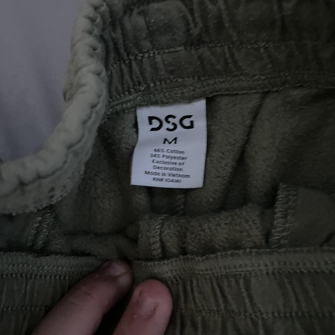 olive colored sweat pants super warm and easy to... - Depop