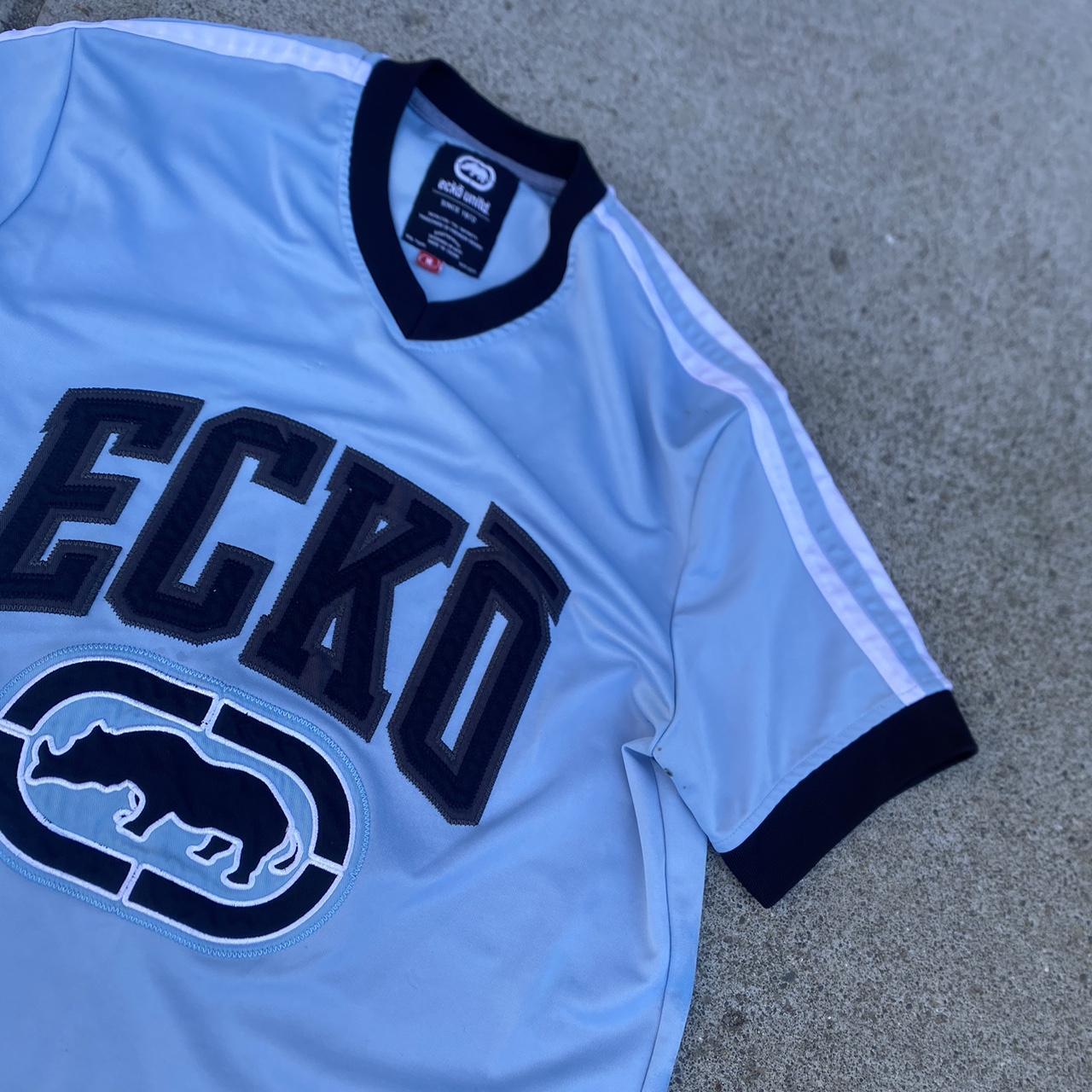 Ecko united -90s style pull over tee -medium... - Depop