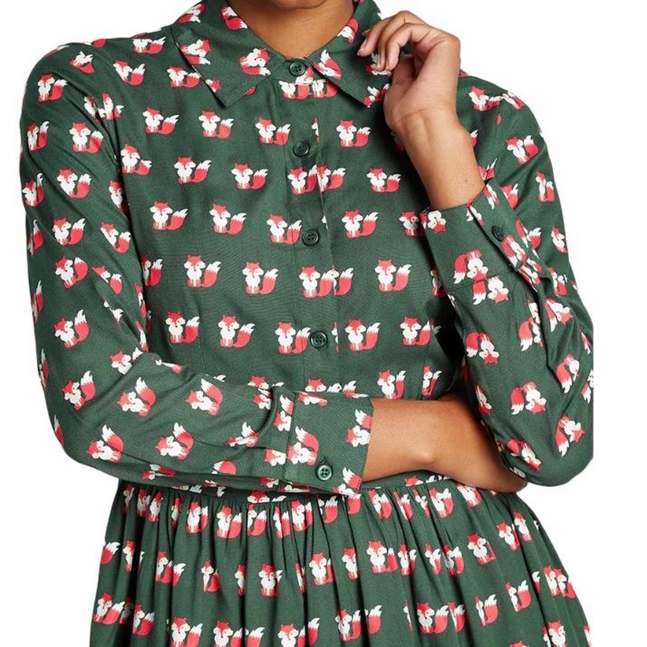 Circus by Modcloth Proportions For Foxes Mini Shirt... - Depop