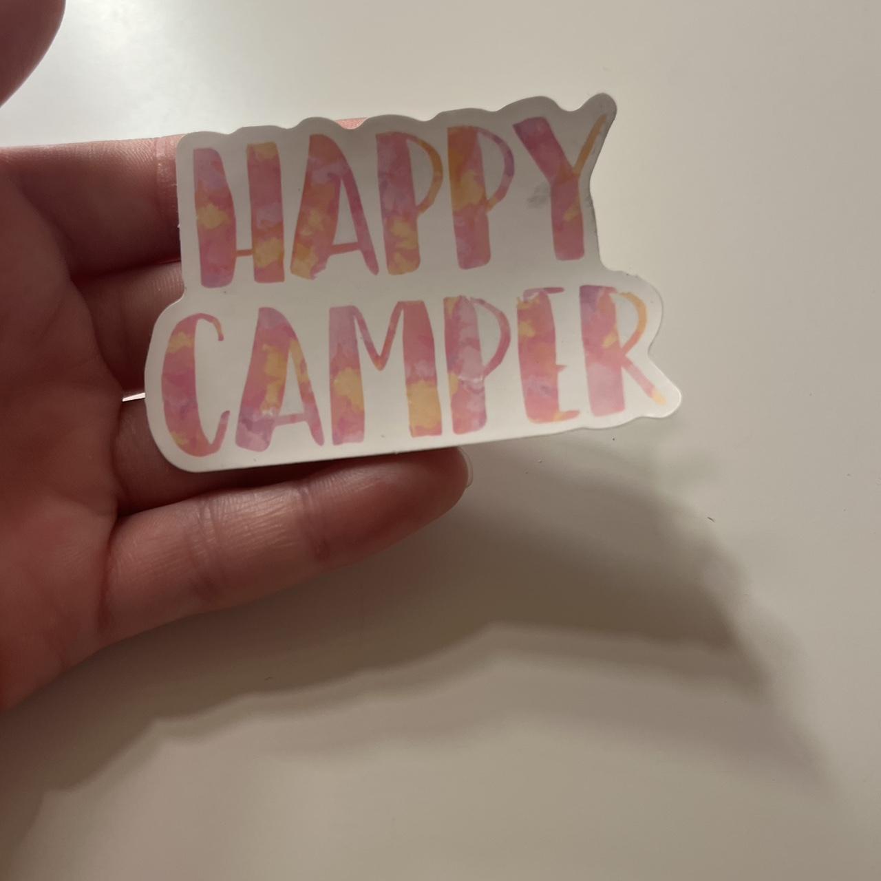 “Happy camper” sticker visco girl aesthetic #y2k... - Depop