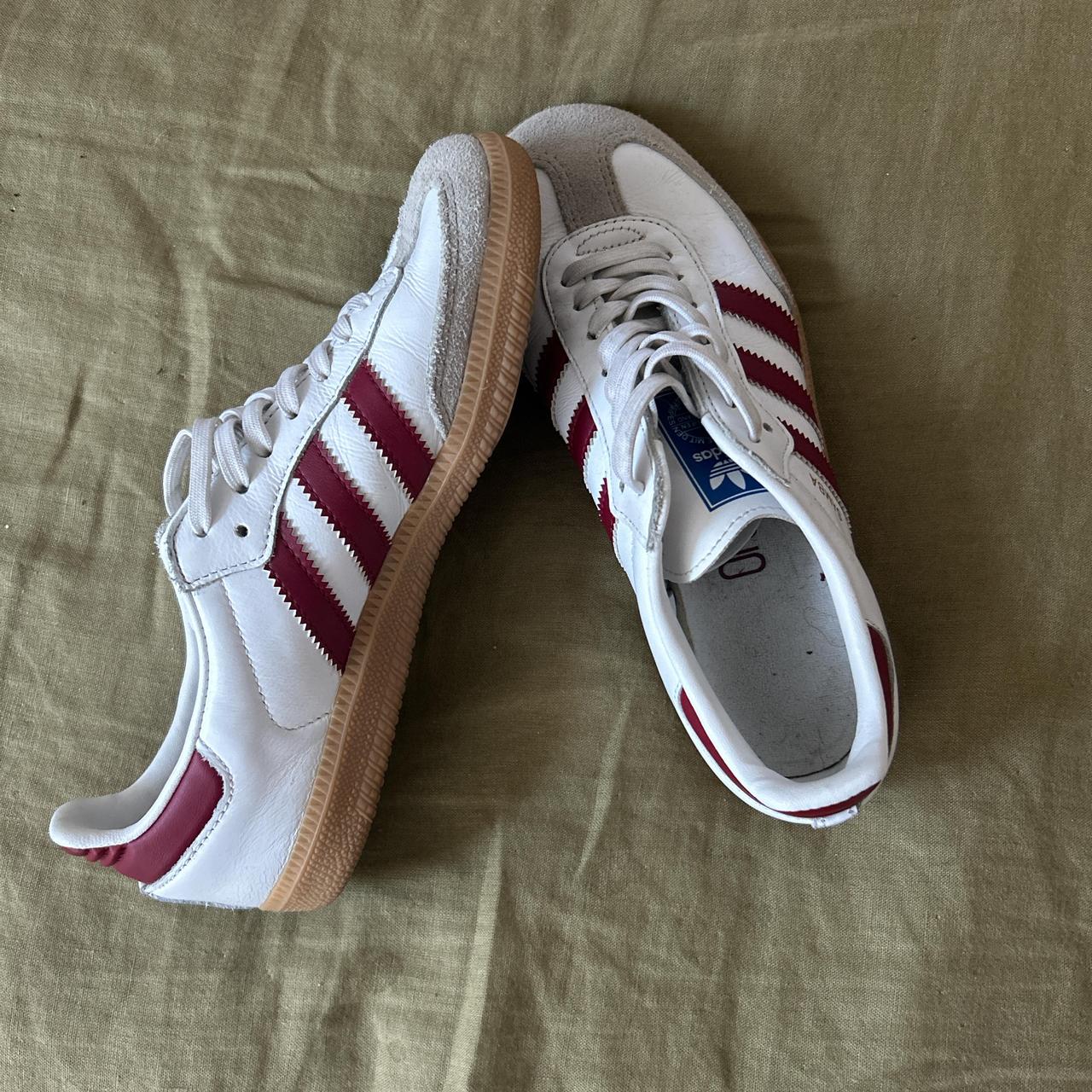 Adidas sambas. Size 3 youth but fits like a 5... - Depop