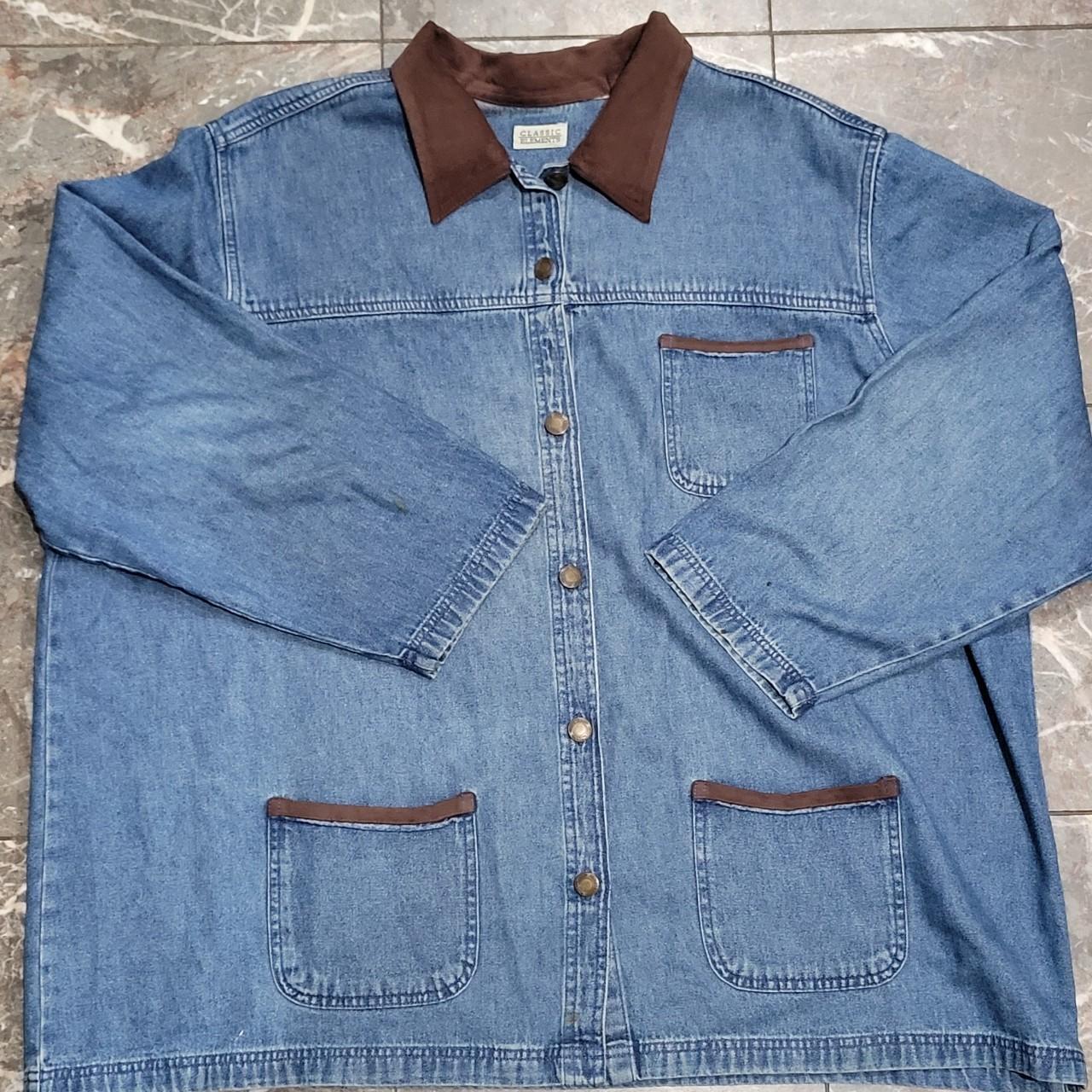 Vintage Classic Elements Barn Jean Jacket XXL for Men - Depop