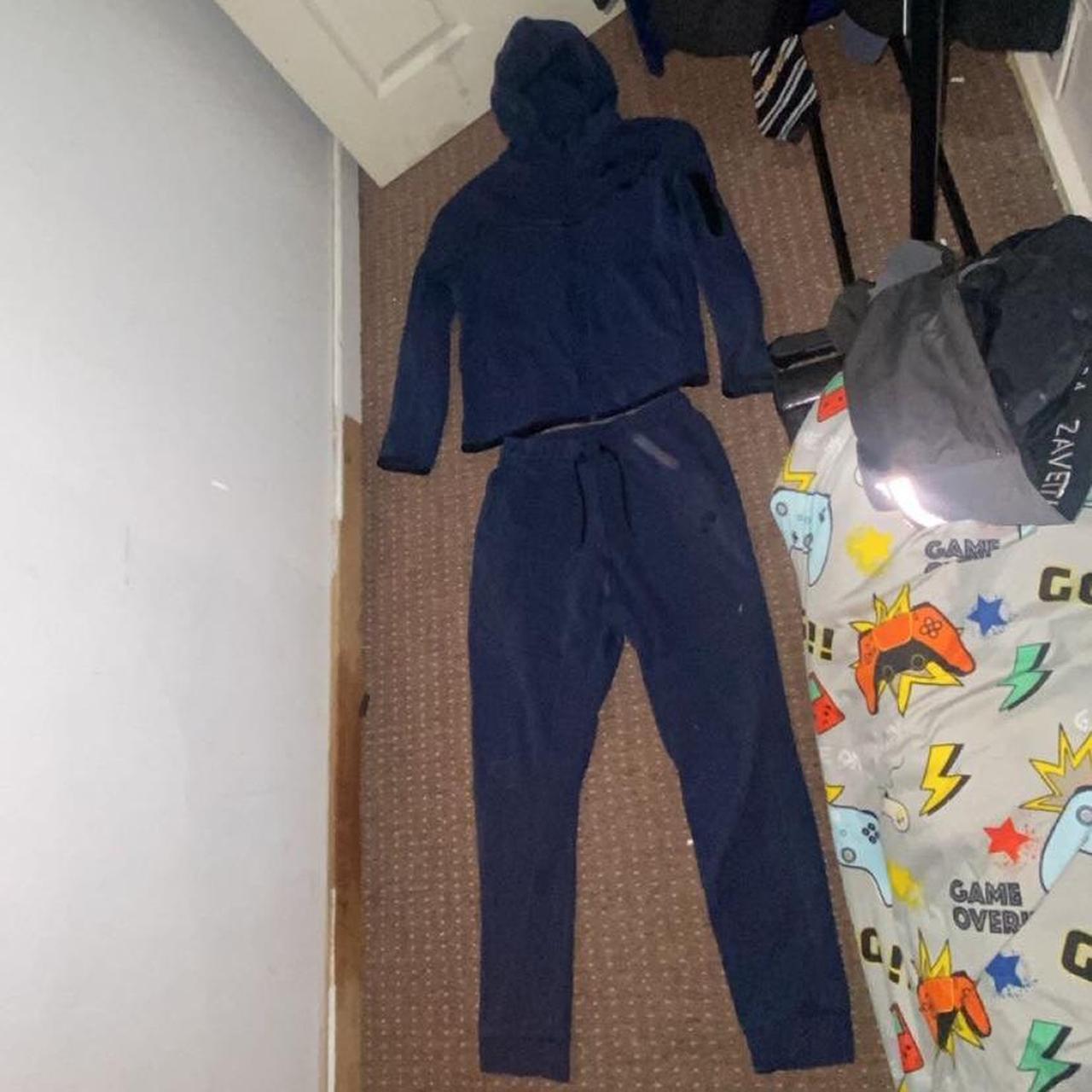 Blue Nike tech fleece old season 3rd gen - Depop