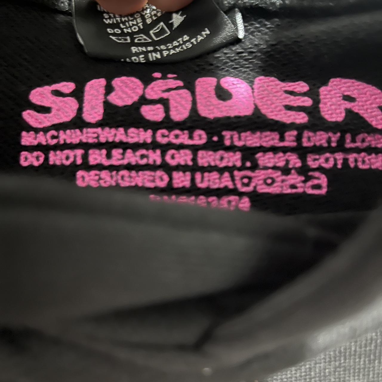 Medium 1:1 Black sp5der track suit never worn | Depop