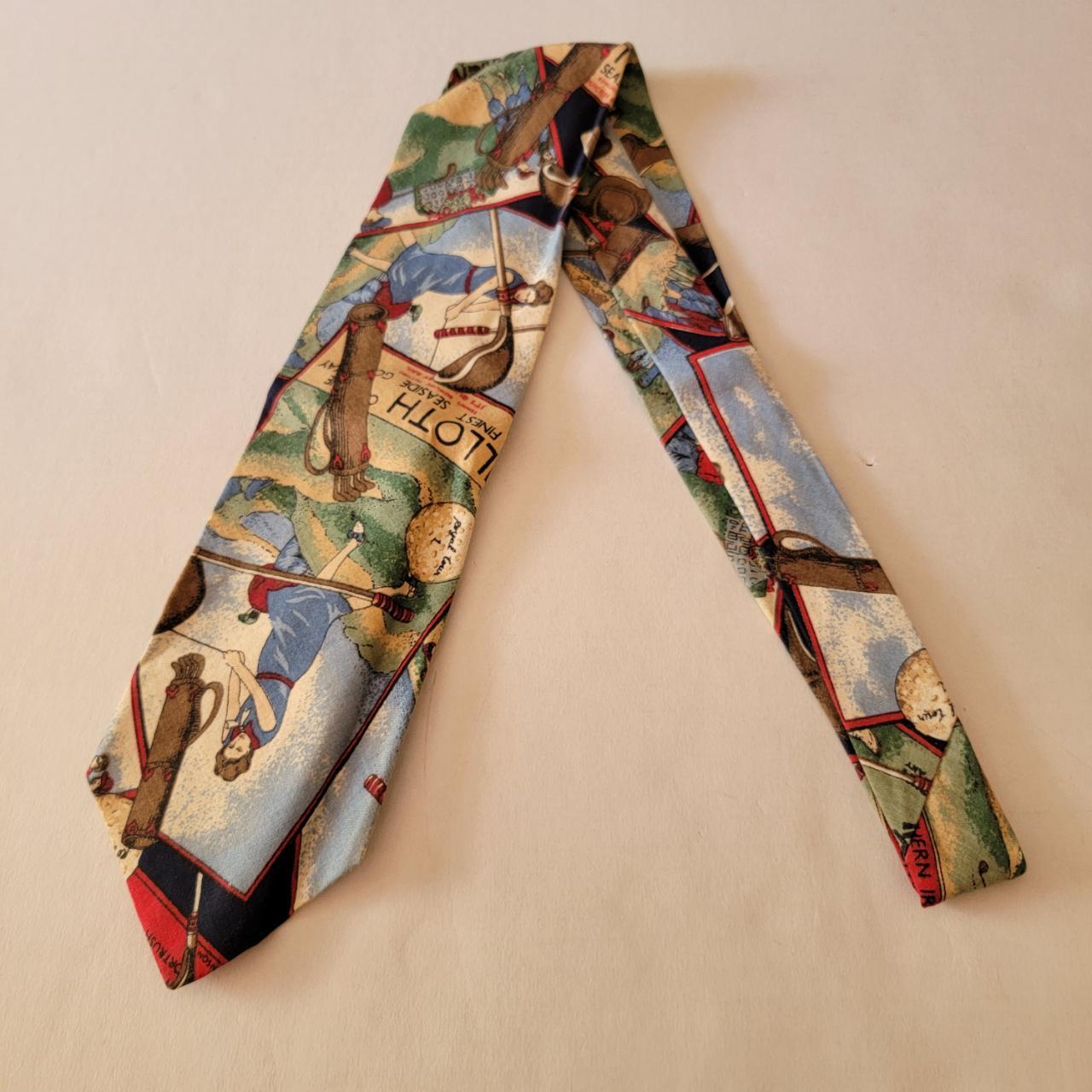 Tango By Max Raab Tie "Golf In Northern Ireland" -... - Depop