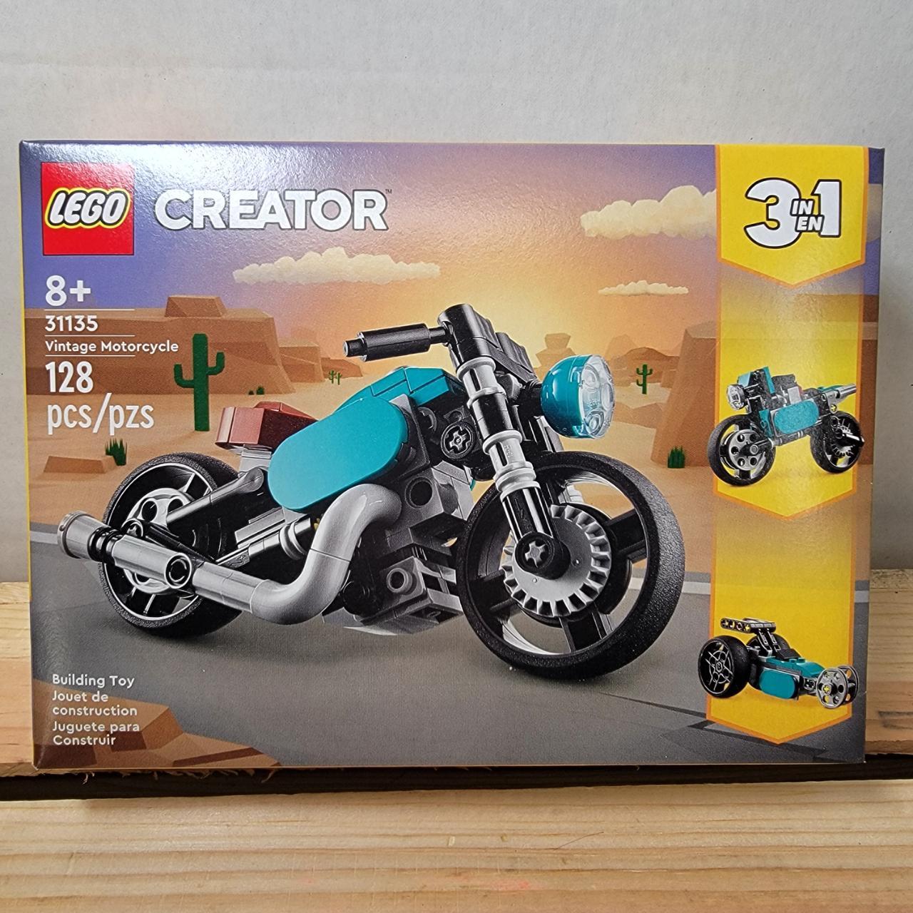 LEGO Creator 3 In 1 Vintage Motorcycle 128 Pcs - 8+... - Depop