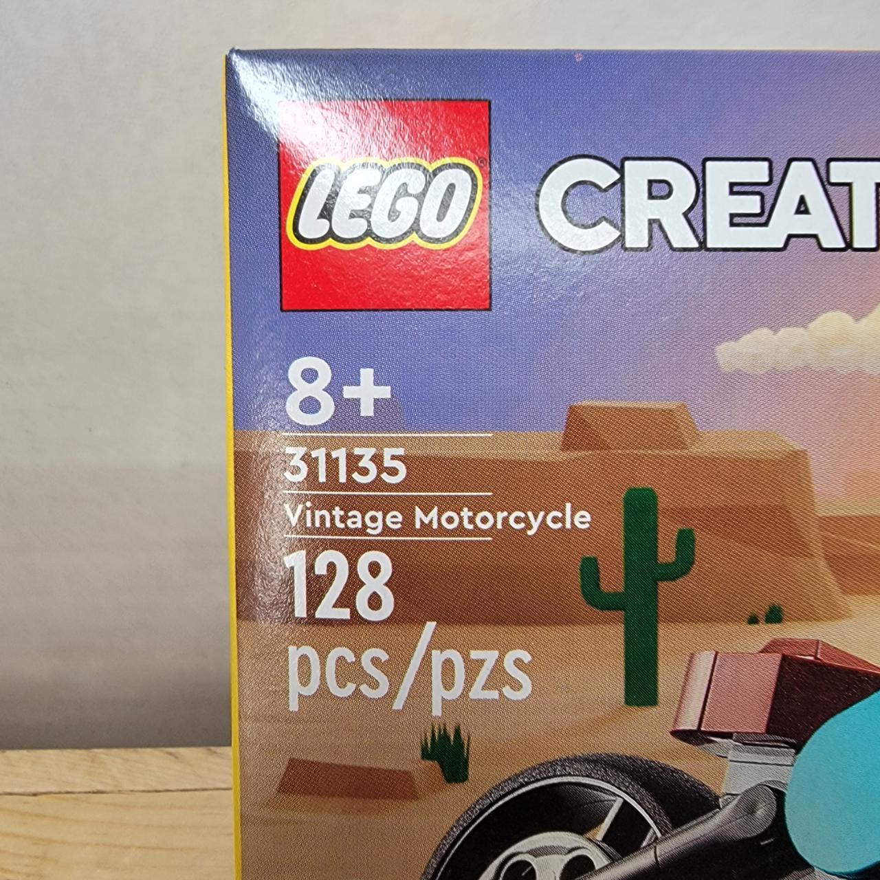 LEGO Creator 3 In 1 Vintage Motorcycle 128 Pcs - 8+... - Depop