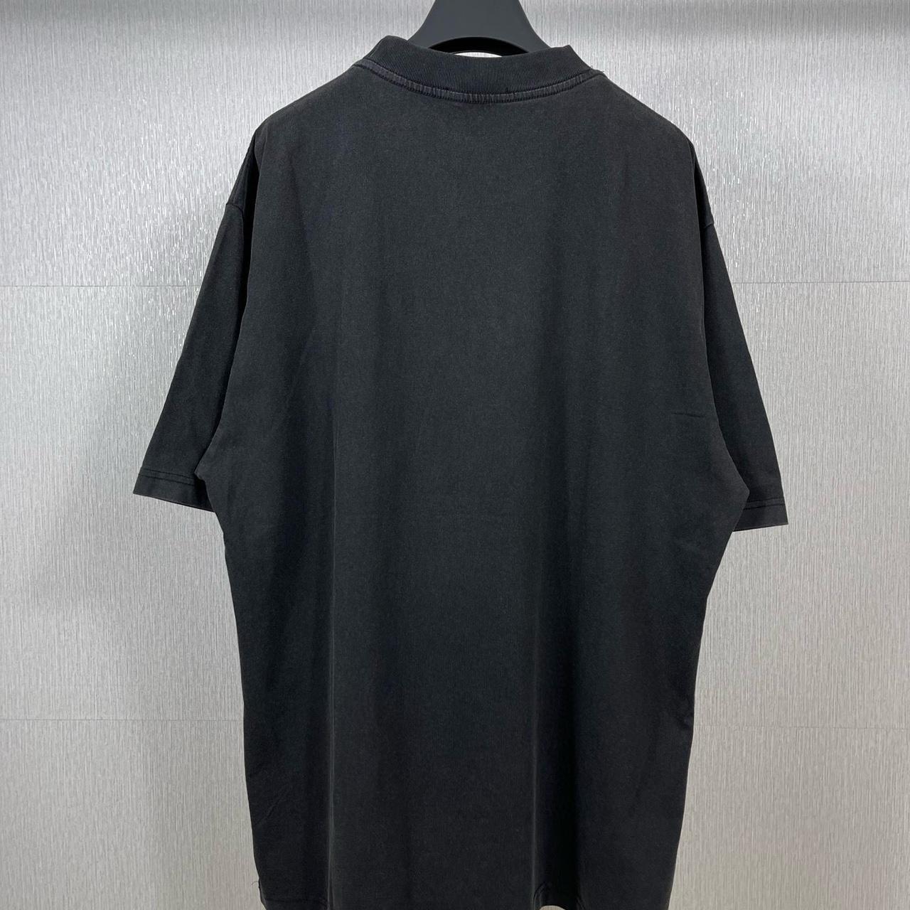 balenciaga mismatch logo t shirt super oversized... - Depop