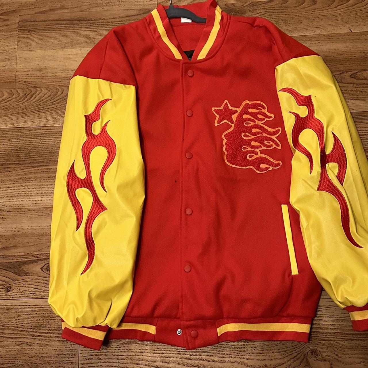 Hellstar records letterman jacket 🔥🔥 The tags are... - Depop