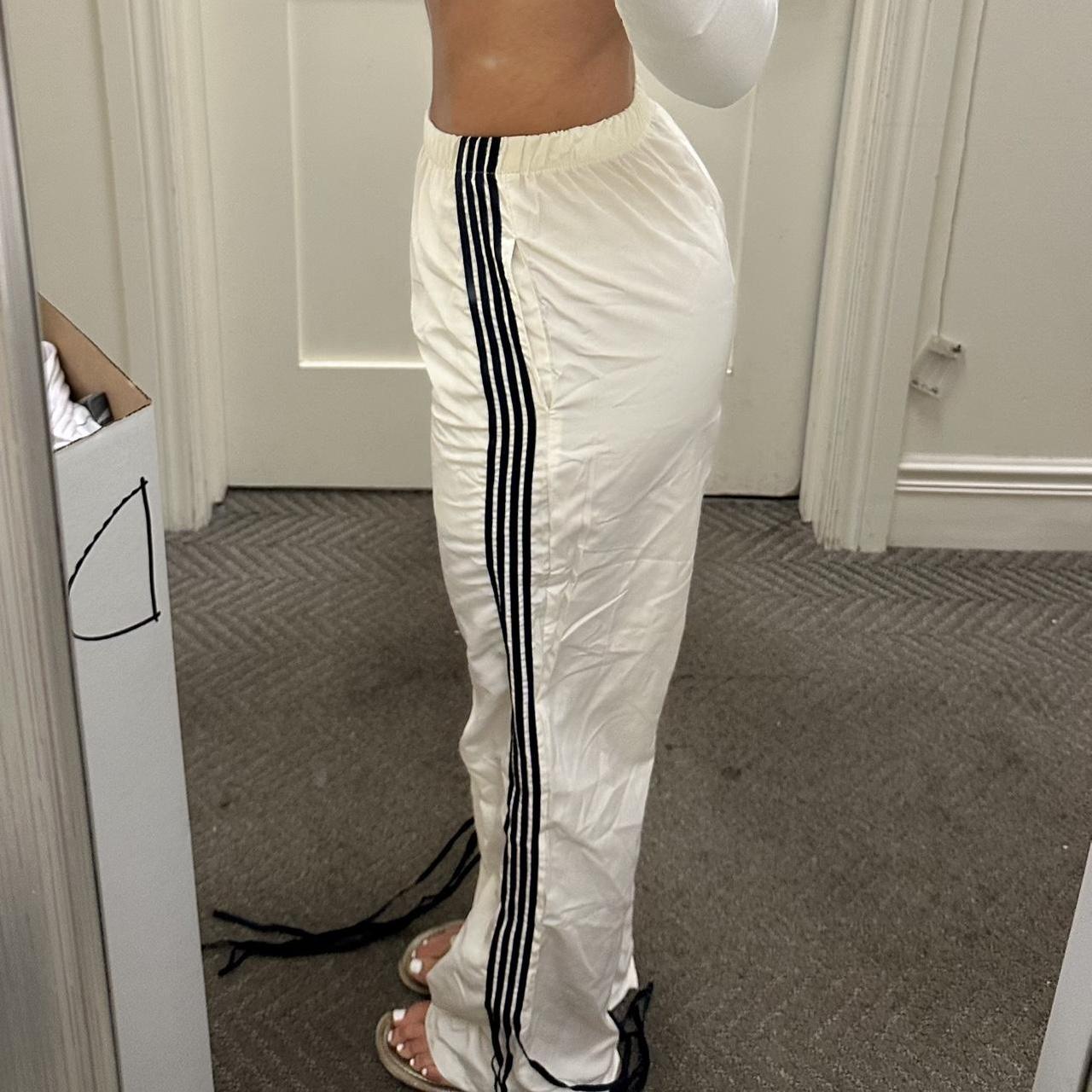 Black and white XS edikted track pants! #trackpants | Depop