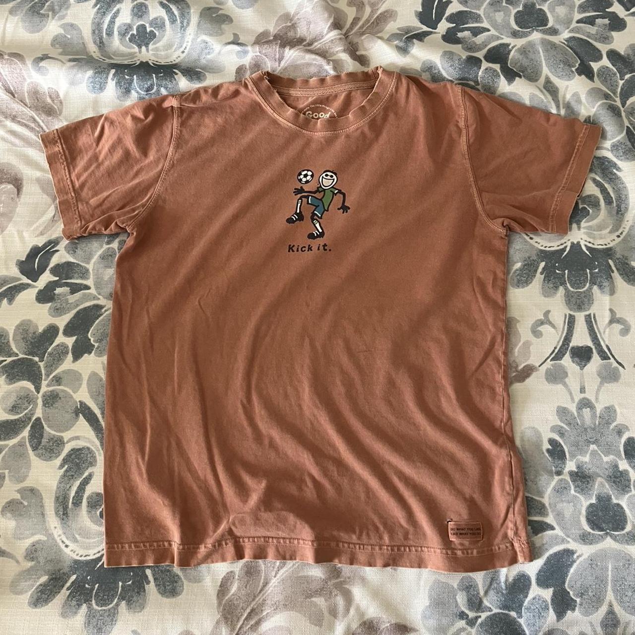 Life is good soccer shirt Children size XL (12-14),... - Depop