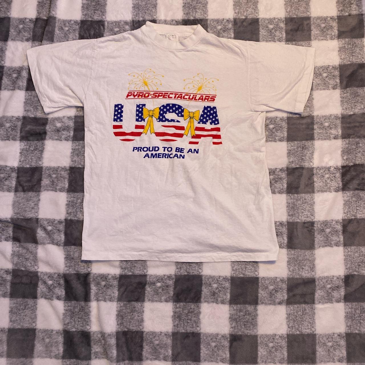 Vintage Single Stitch Pyro-Spectaculars Shirt Fits... - Depop