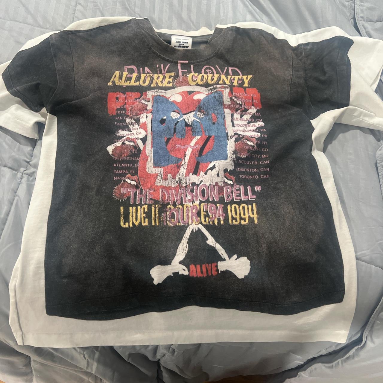 Allure county multi color tee Dm for measurements... | Depop