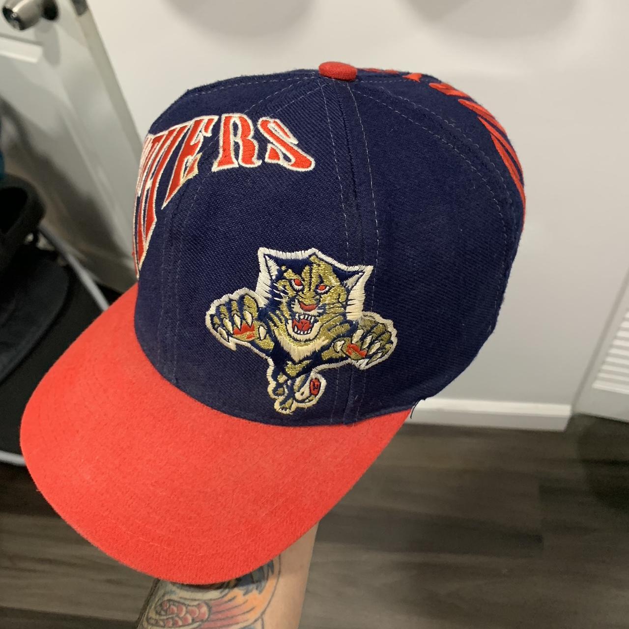 Vintage 90s Florida panthers hat SnapBack - Depop