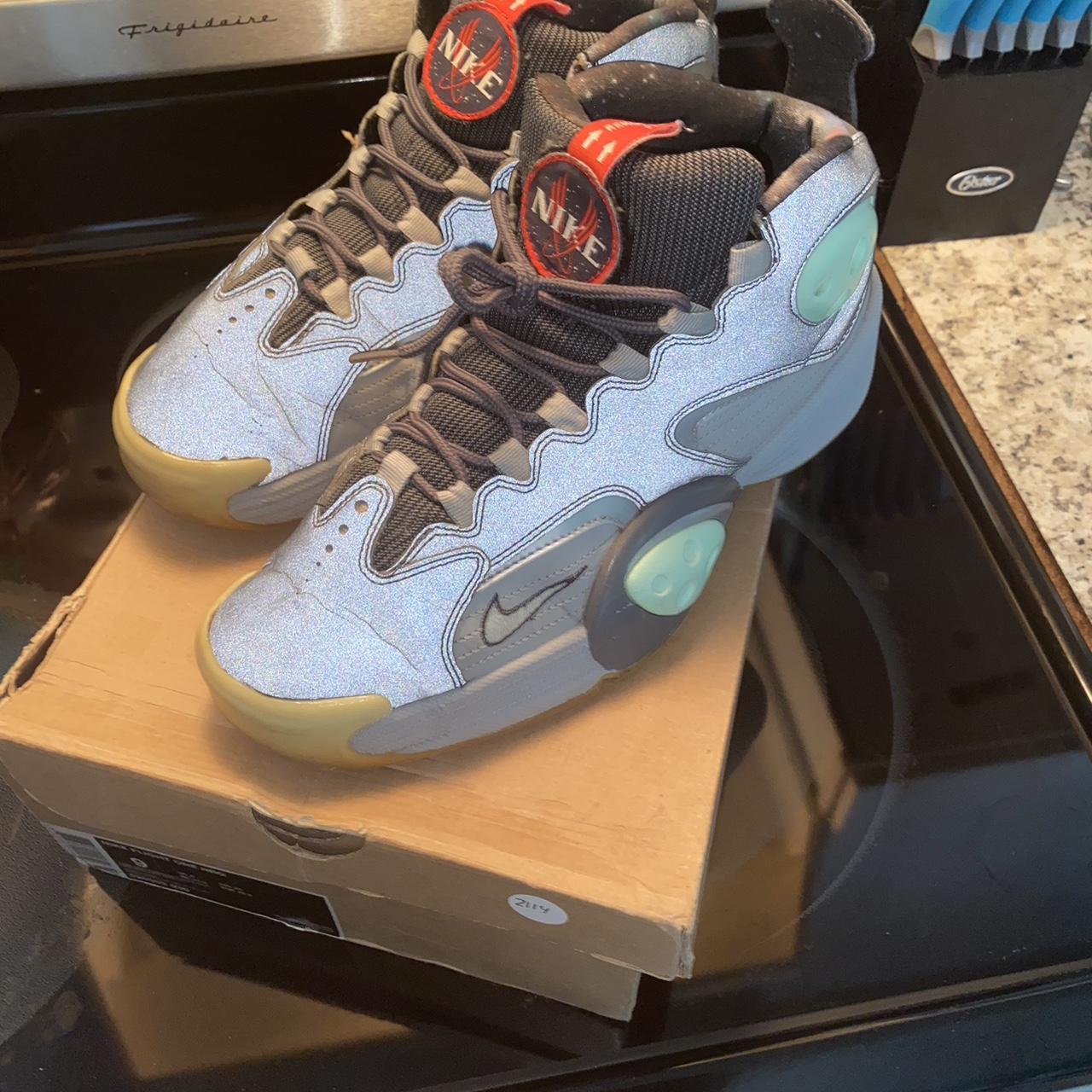 Nike flight nrg mint green/wolf grey used - Depop