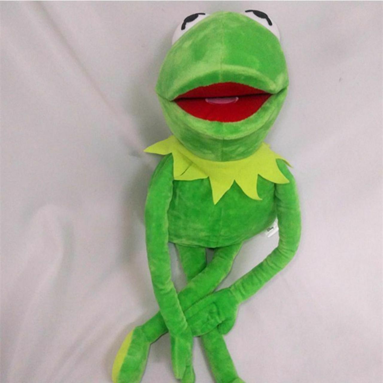 23" Kermit the Frog Hand Puppet Soft Plush Doll Toy... - Depop