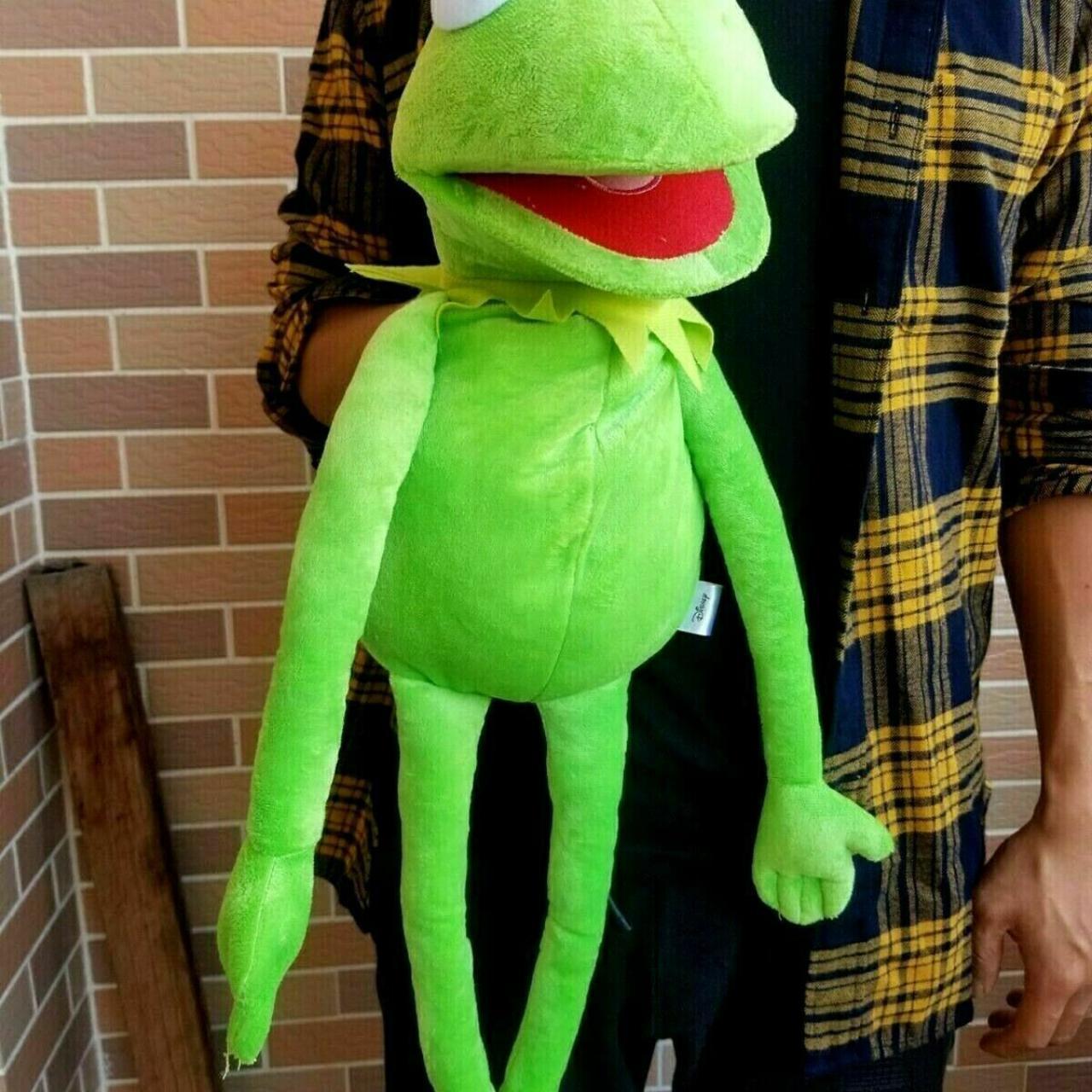 23" Kermit the Frog Hand Puppet Soft Plush Doll Toy... - Depop