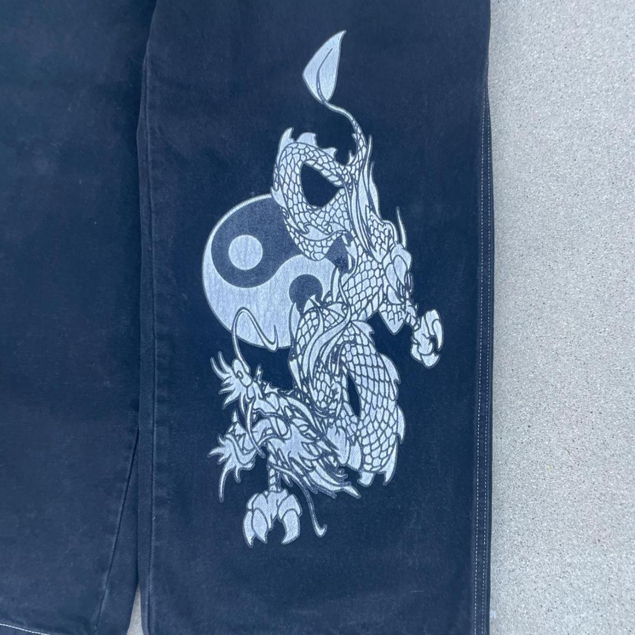 GRAIL YIN YANG DRAGON JNCOS PRICE IS HIGHEST OFFER... - Depop GRAIL YIN YANG DRAGON JNCOS PRICE IS HIGHEST OFFER... - Depop