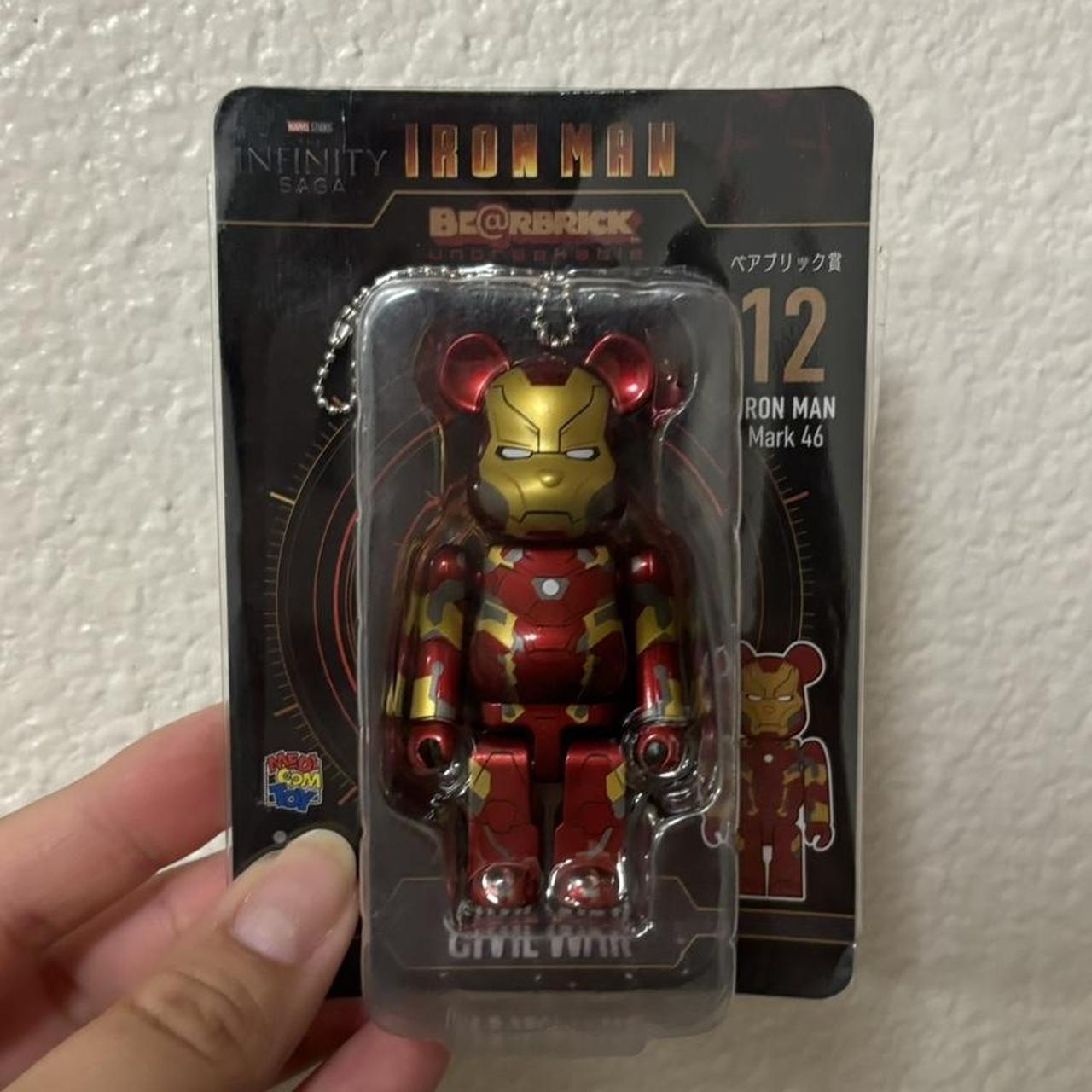 Iron man Bearbrick key chain! Authentic! Brand new!... - Depop