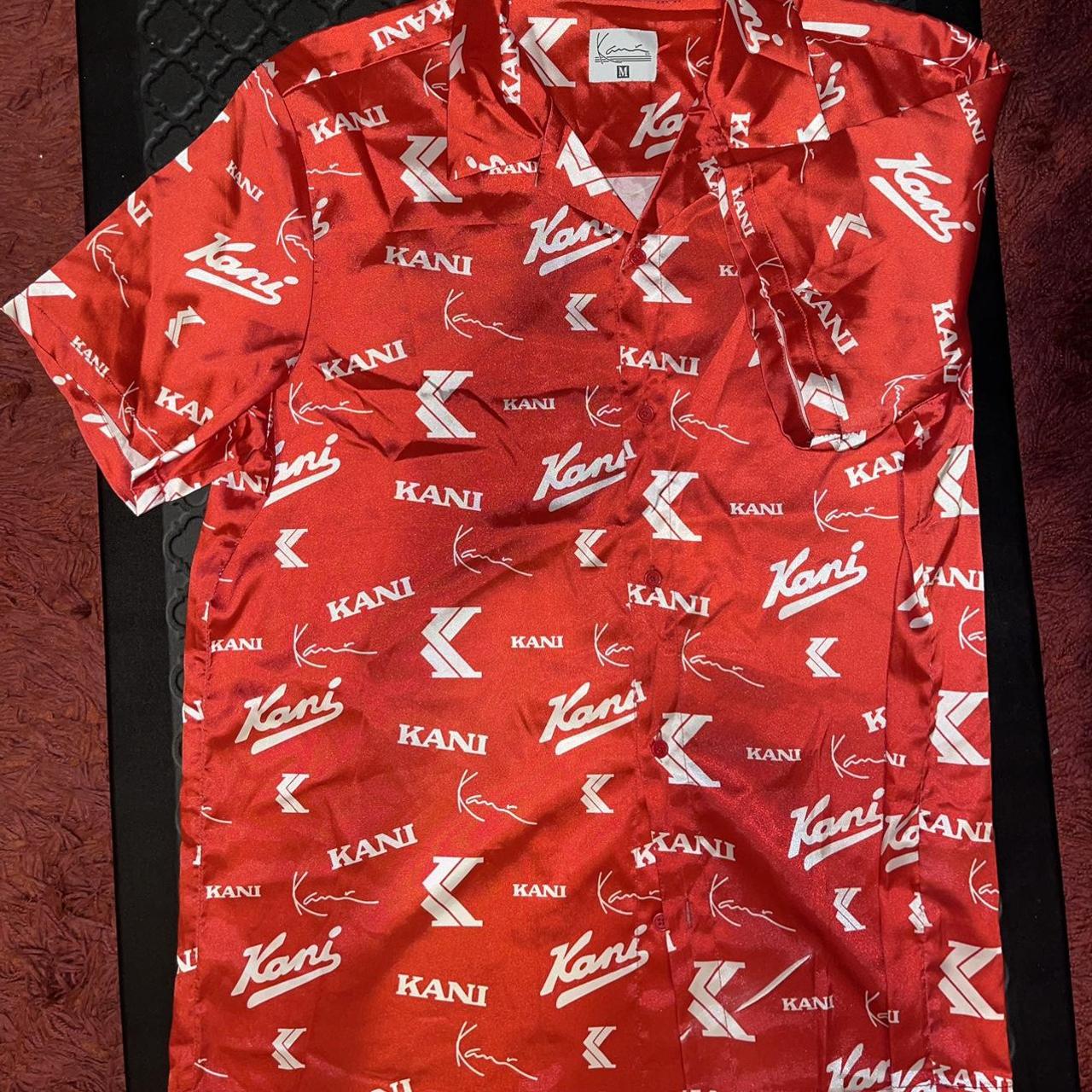 Karl Kani vintage collar button up #karlkani - Depop