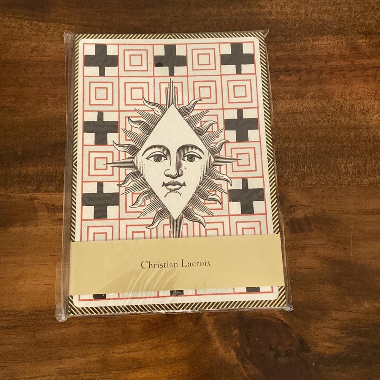 Christian Lacroix Poker Face Notebook. 6x8 1/2" 128... - Depop