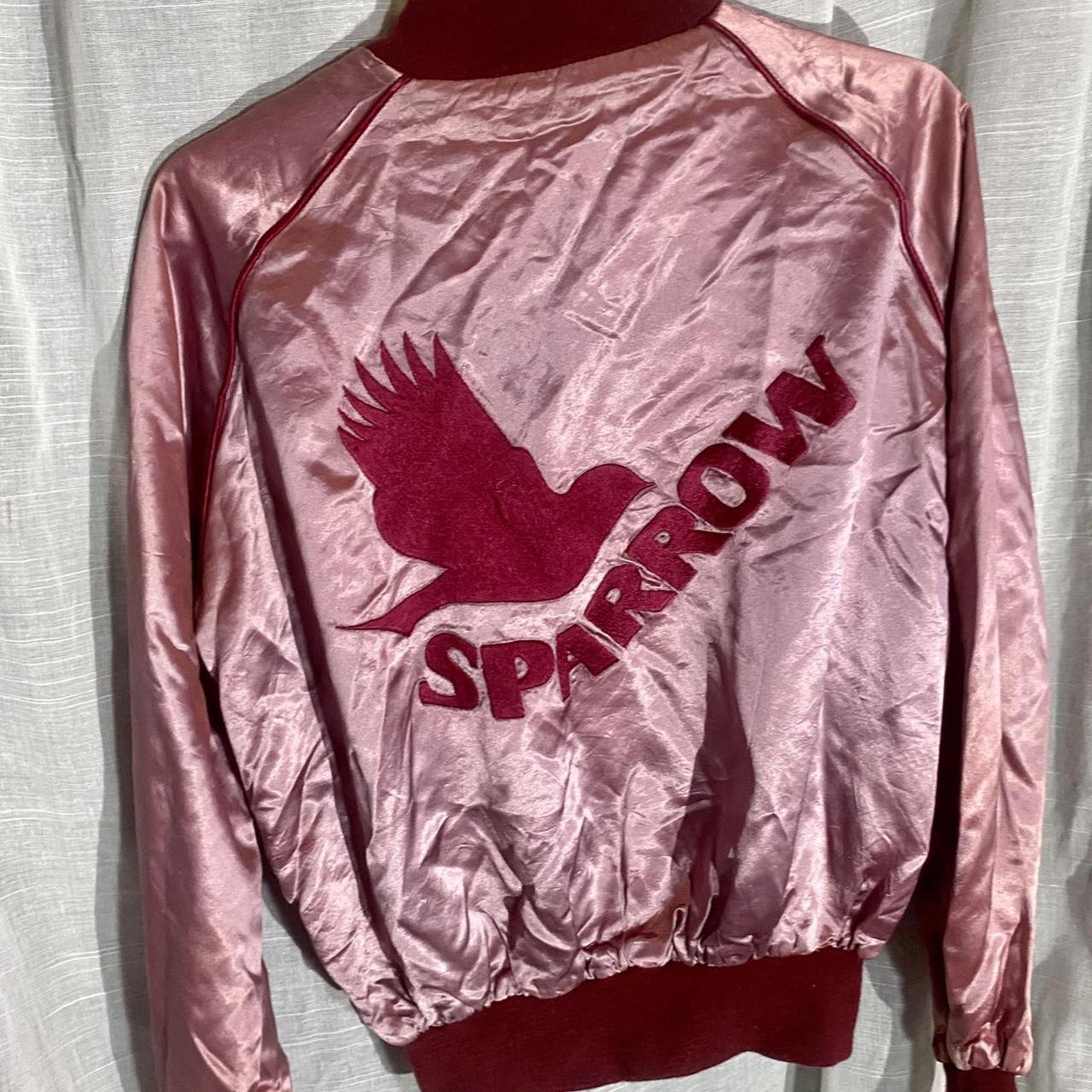 VINTAGE REVERSIBLE satin jacket Bonus if you’re name... - Depop