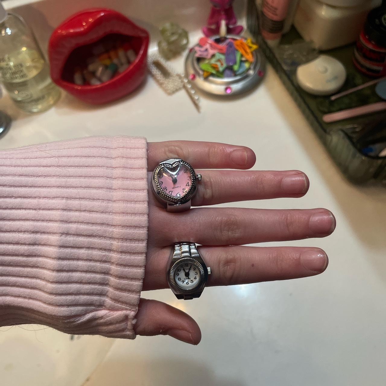 Vintage adjustable working watch rings 👉dm me... - Depop