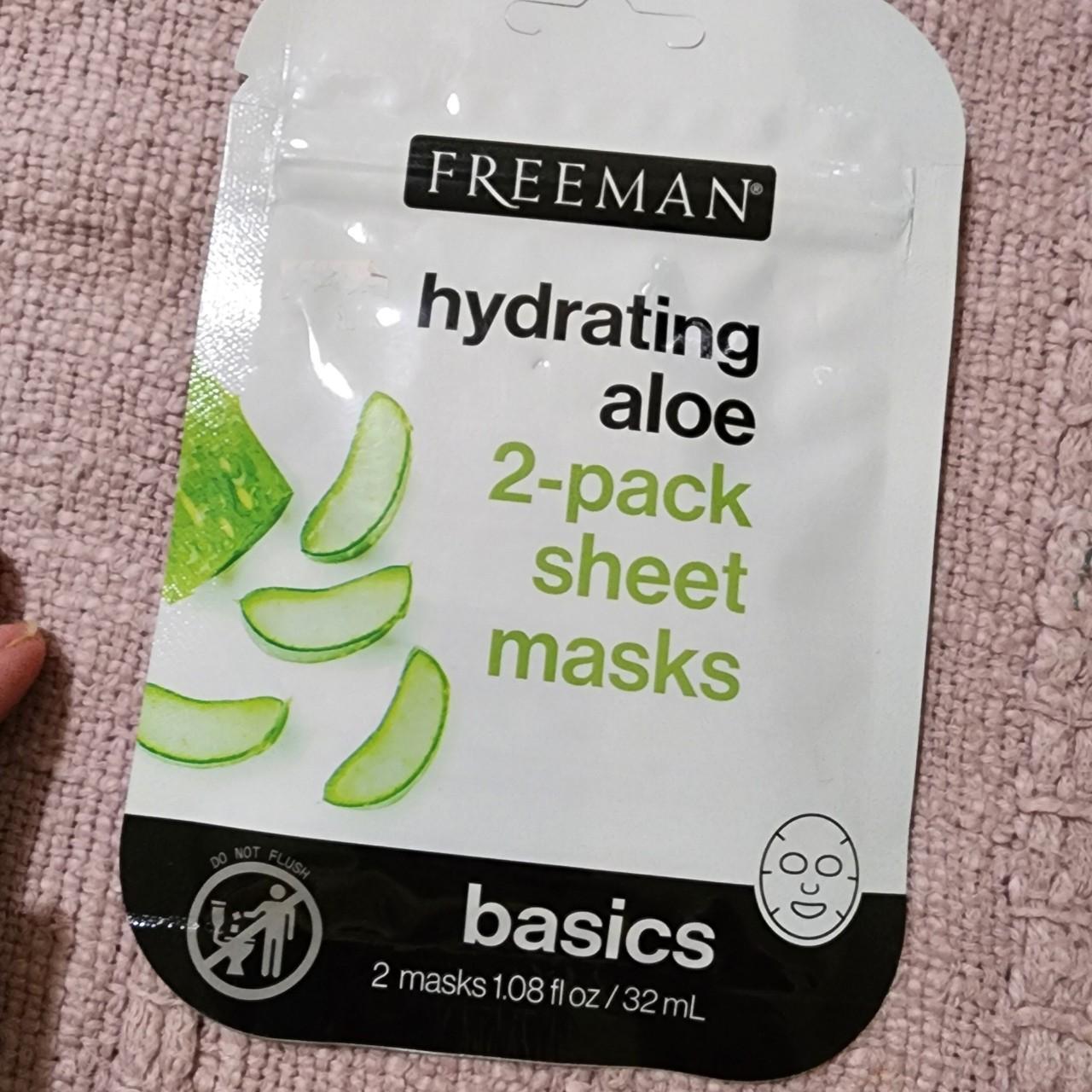 Freeman Hydrating Aloe Sheet Mask 2 pack for a... - Depop