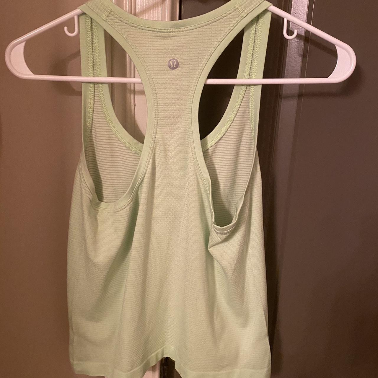 Lululemon Neon Green Racer Back Swiftly Tech... - Depop