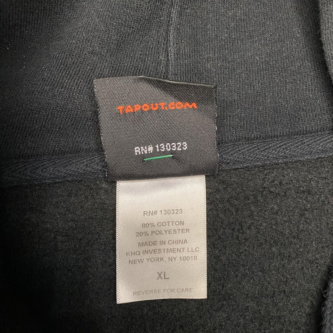 Y2K Tapout Affliction Style Zip Up Graphic Hoodie... - Depop