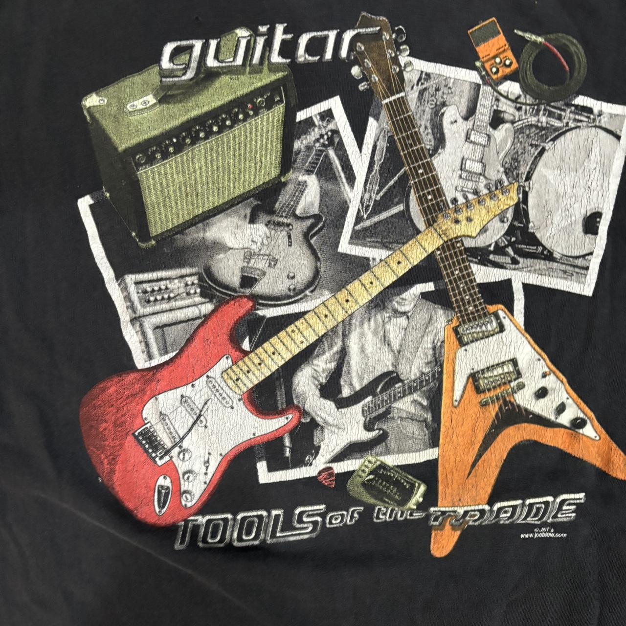 Y2K tools of the trade guitar tee Good condition Size L - Depop